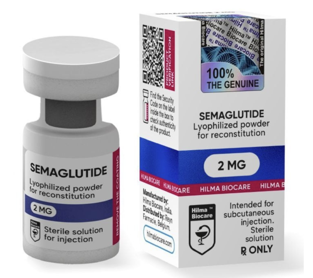 SEMAGLUTIDE (2 MG/VIAL – 1 VIAL) - Hilma Biocare UK